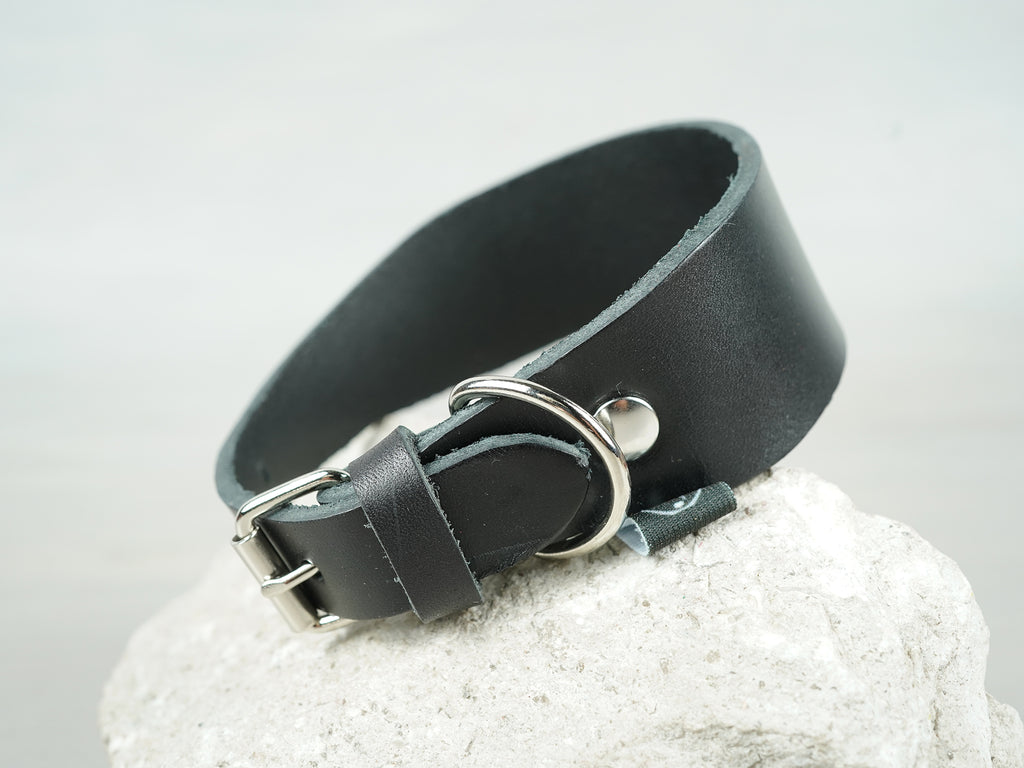 Tapered Leather Dog Collar in 5 Colors– Yupcollars