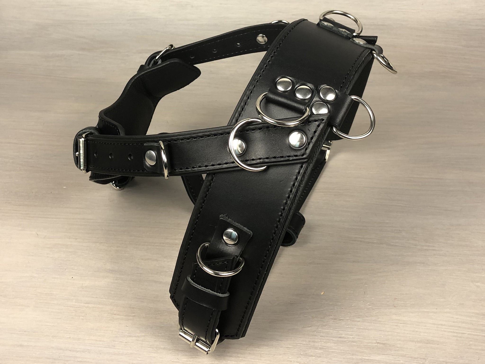 Standard Y Front Leather Guide Dog Harness– Yupcollars