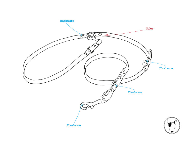 Fully Customizable Handsfree Leather Dog Leash– Yupcollars