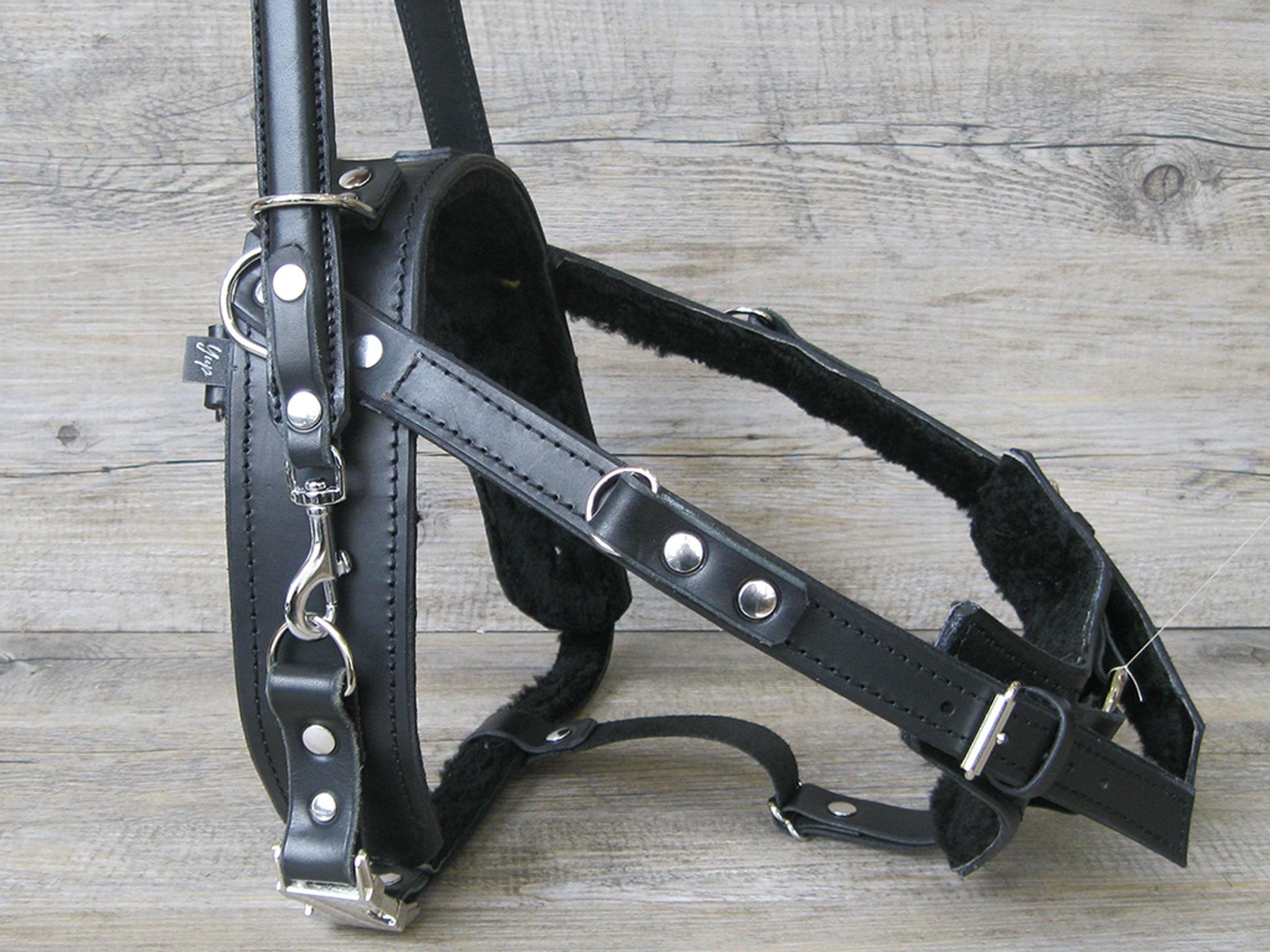 Y Front Leather Guide Dog Harness– Yupcollars
